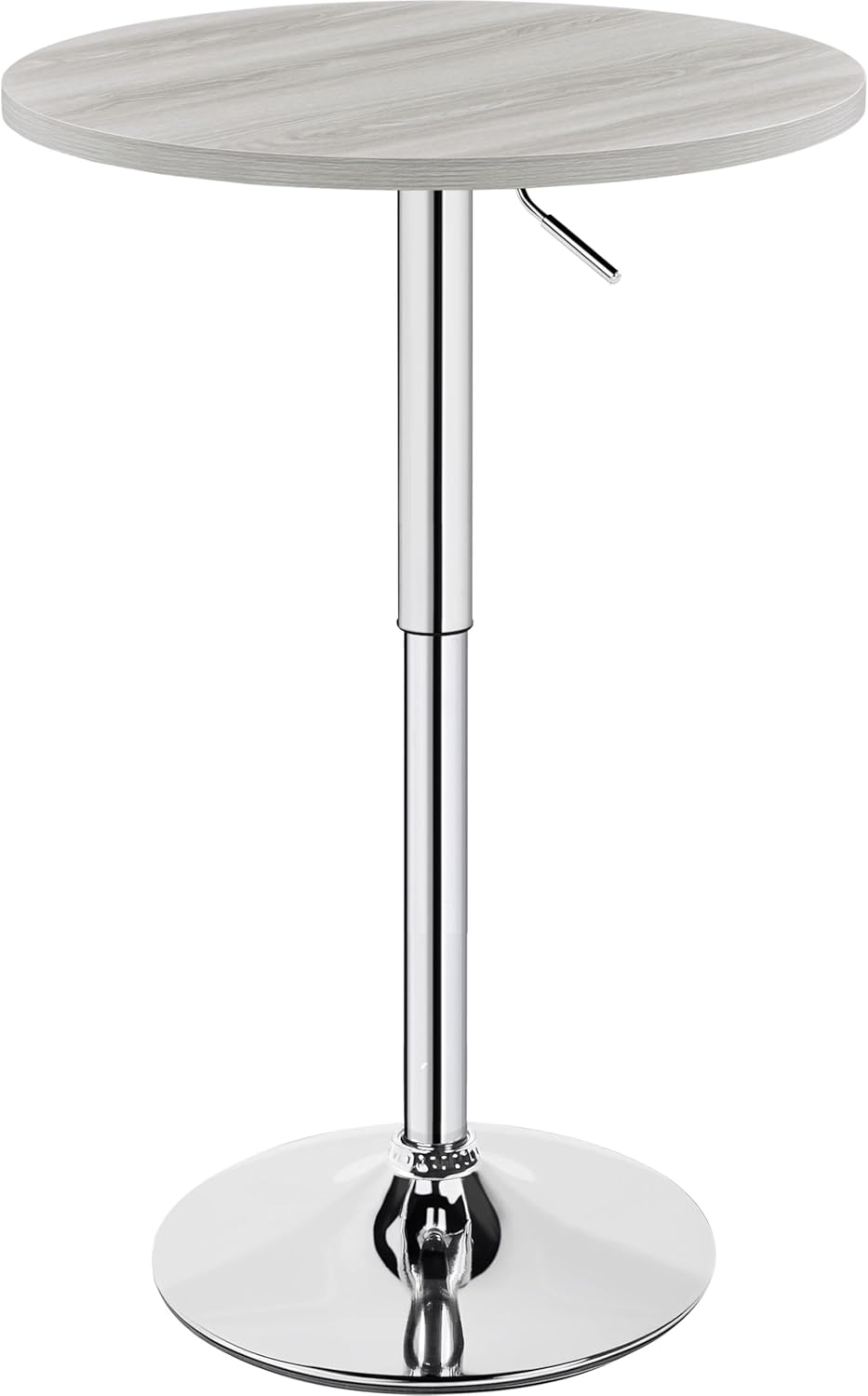 Brandclub - Yaheetech Round Bar Table, Adjustable Height and 360 ...