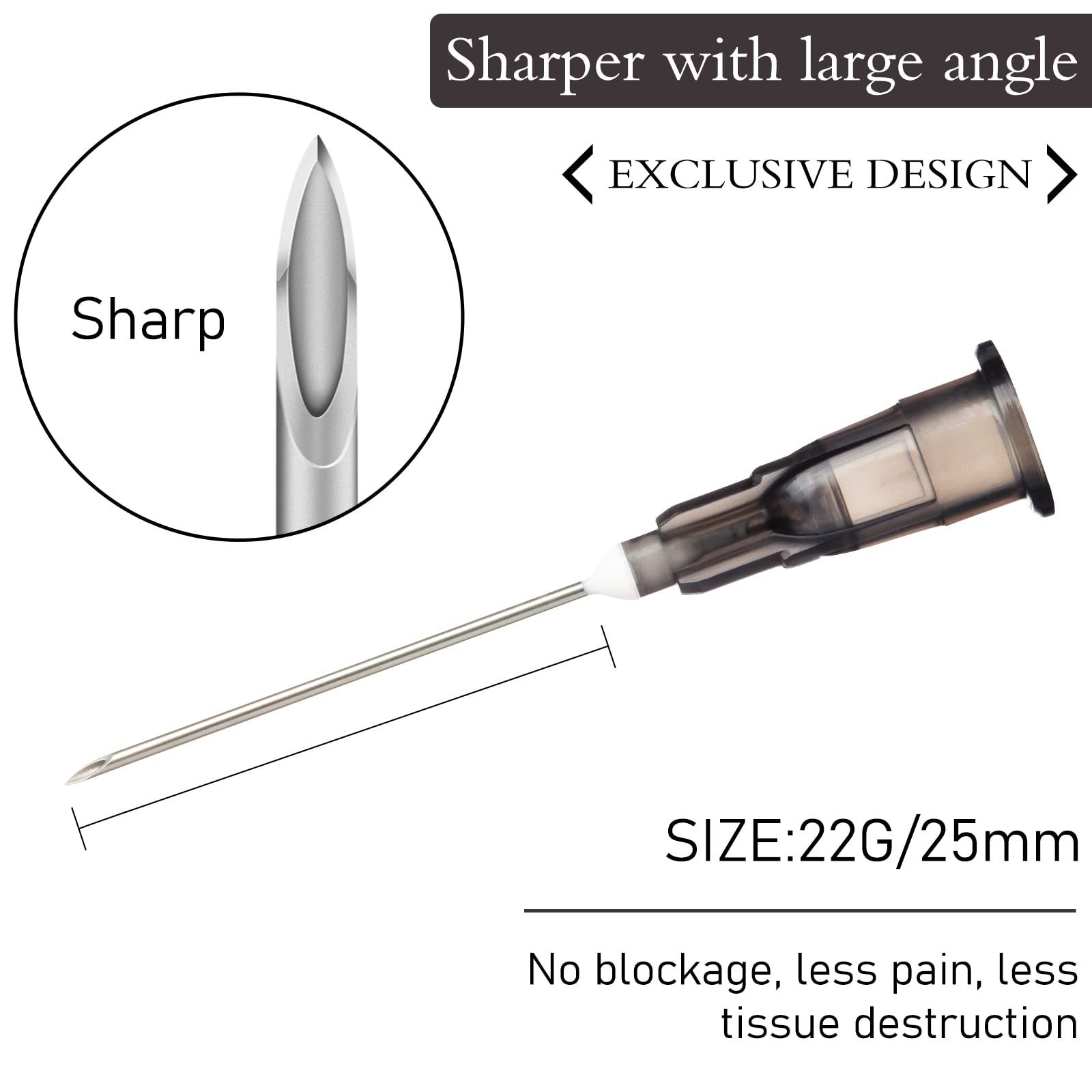 Snapklik.com : 22 Luer Lock 1 In Laboratory Tools Pack Of 100