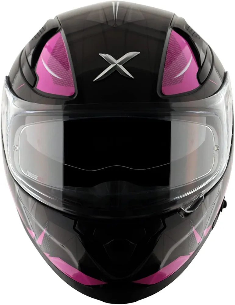 Axor Apex Hunter ISI ECE DOT Certified Full Face Dual Visor Helmet for ...