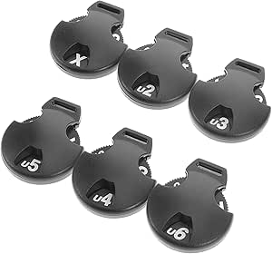 Amazon.com : Parliky 6 Pack Golf Club Number Labels Covers Id Tags for ...
