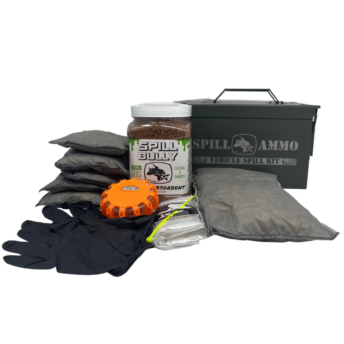 Spill Bully Chemical Spill Kit | Emergency Cleanup Kit for Small Spills ...