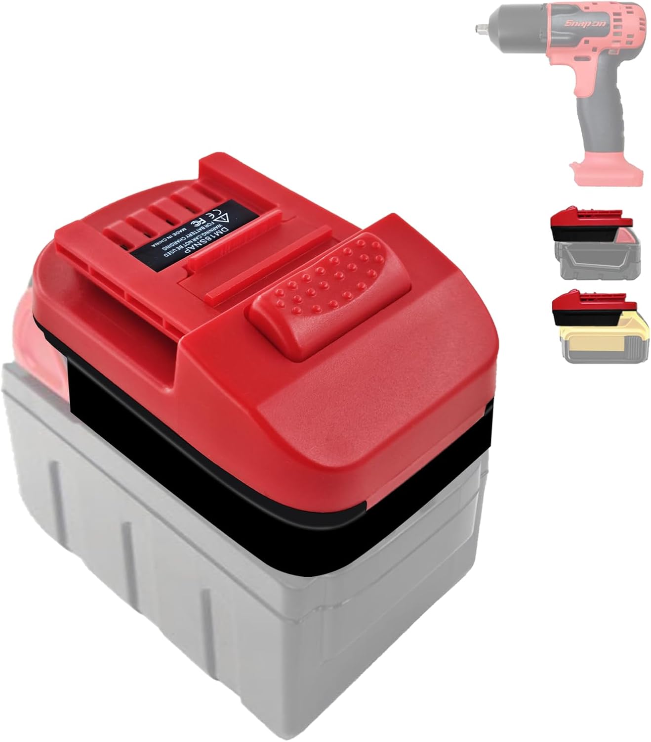 Amazon.com: YNDZ for Snap on 18V Adapter,for DeWalt 20V 60V &for ...