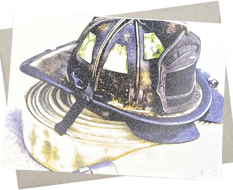 Amazon.com : Whitman and Daughter Firefighter Card for Fire Academy ...