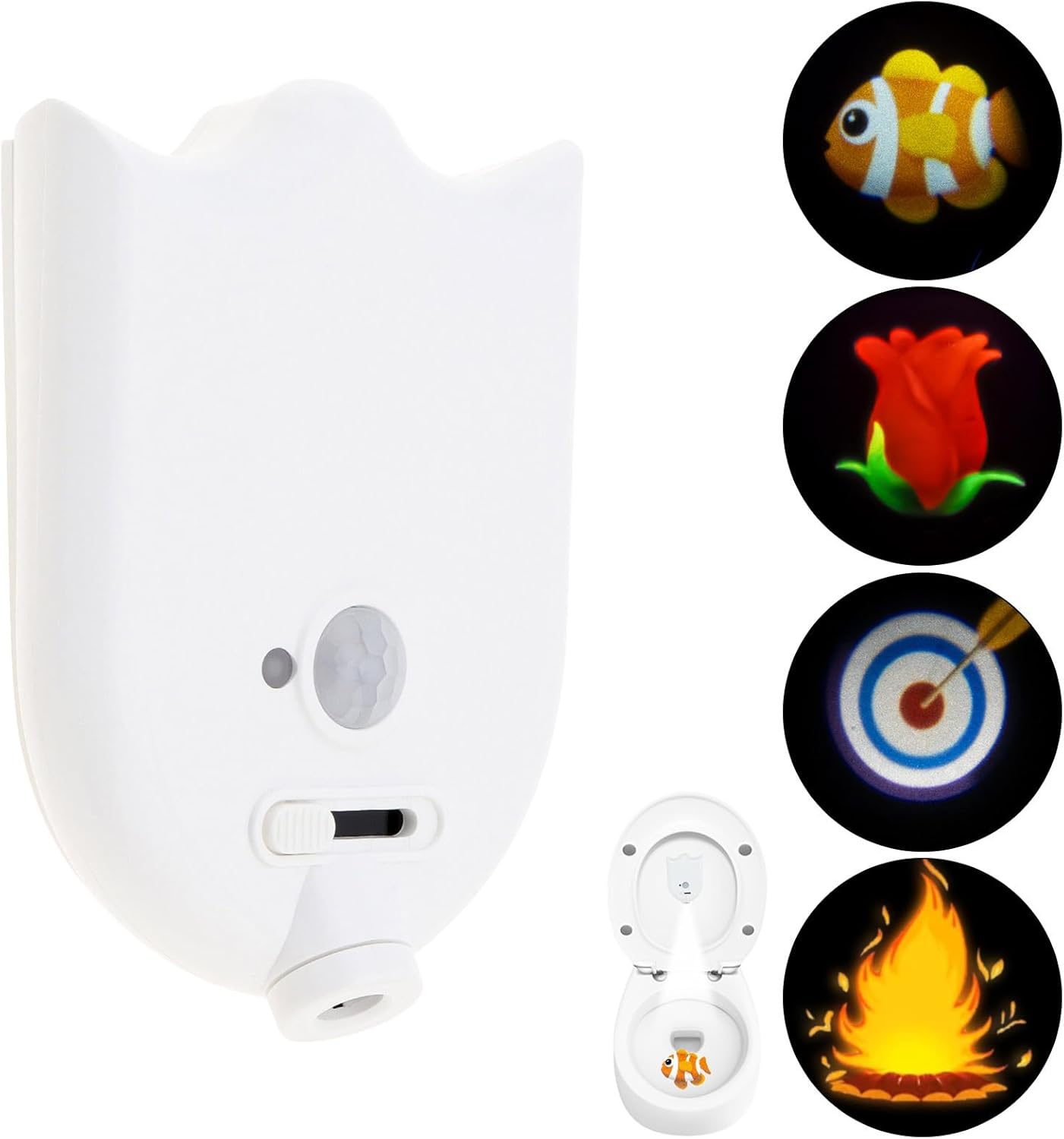 OriGlam Motion Sensor Toilet Night Light, Motion Sensor Light for Bowls ...