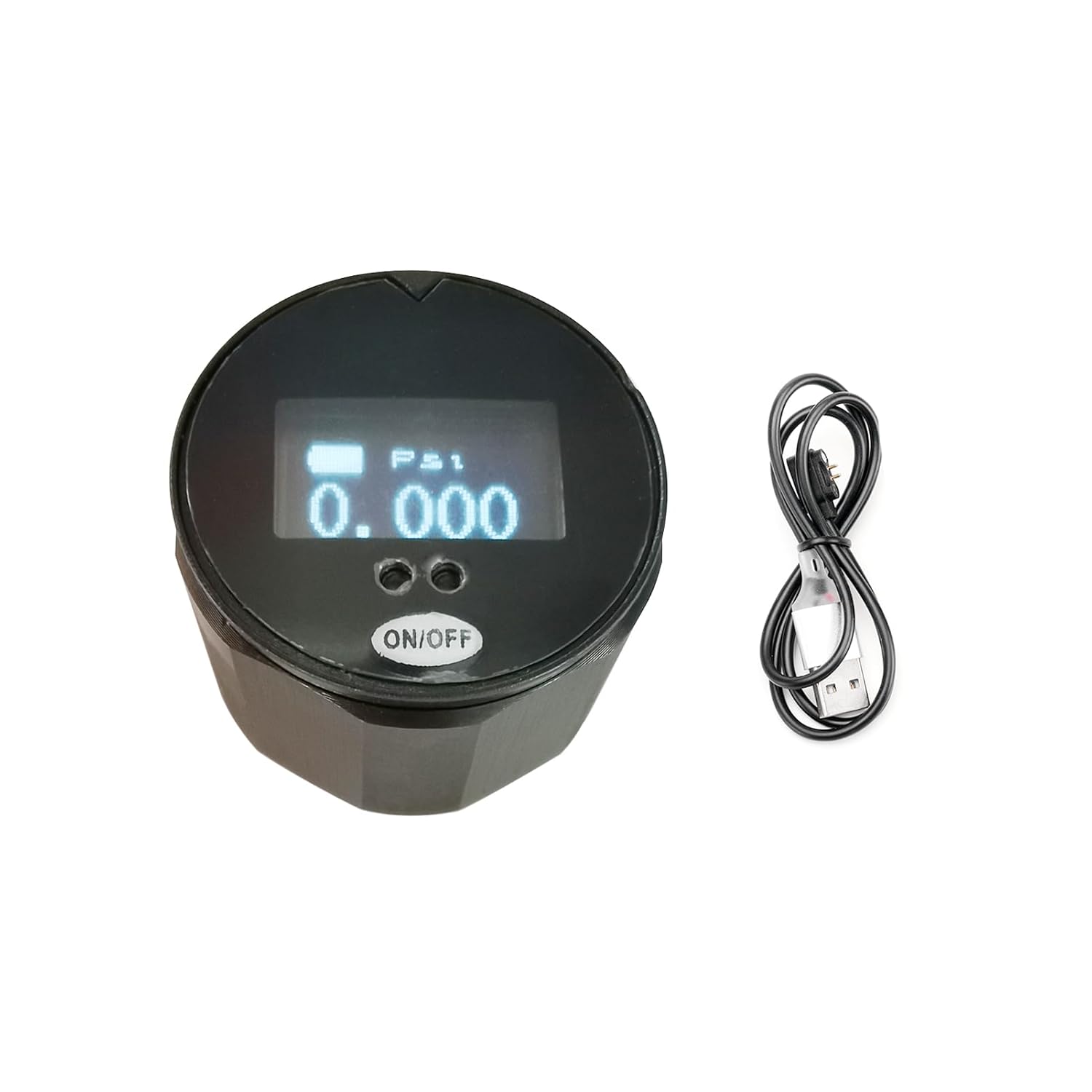 25mm(1 inch) Diameter 1/8" NPT Thread 0 to 6000PSI Digital Pressure ...