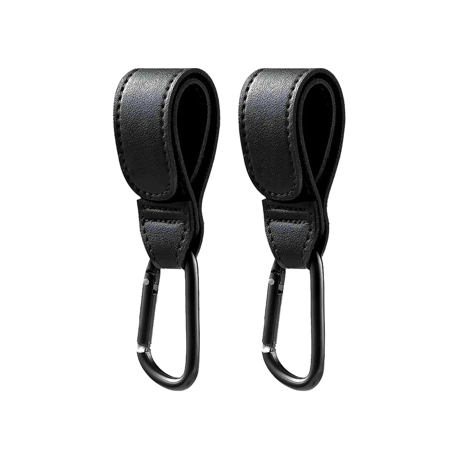Amazon | Mesanda ベビーカーフック バギーフック カラビナ 荷物フック 頑丈 軽量 マジックテープ式 御洒落 PUレザー 装着簡単 調節可能 ベビーカー バギー 自転車適用 ...