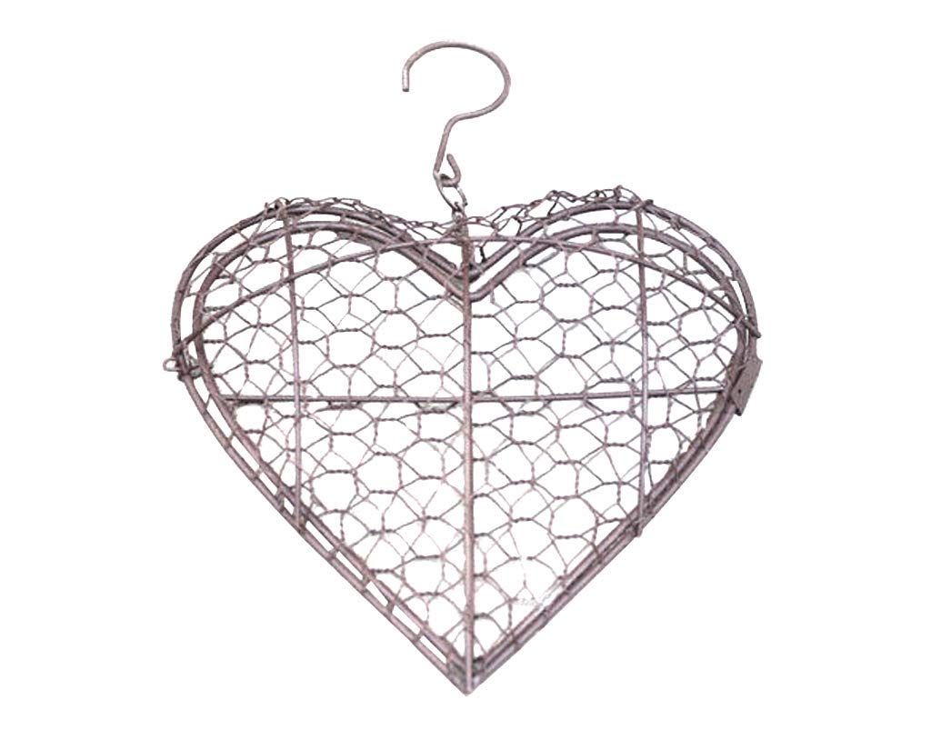 Amazon.com : Heart Wire Wreath Frame/Heart Shape Wreath Form/Heart ...
