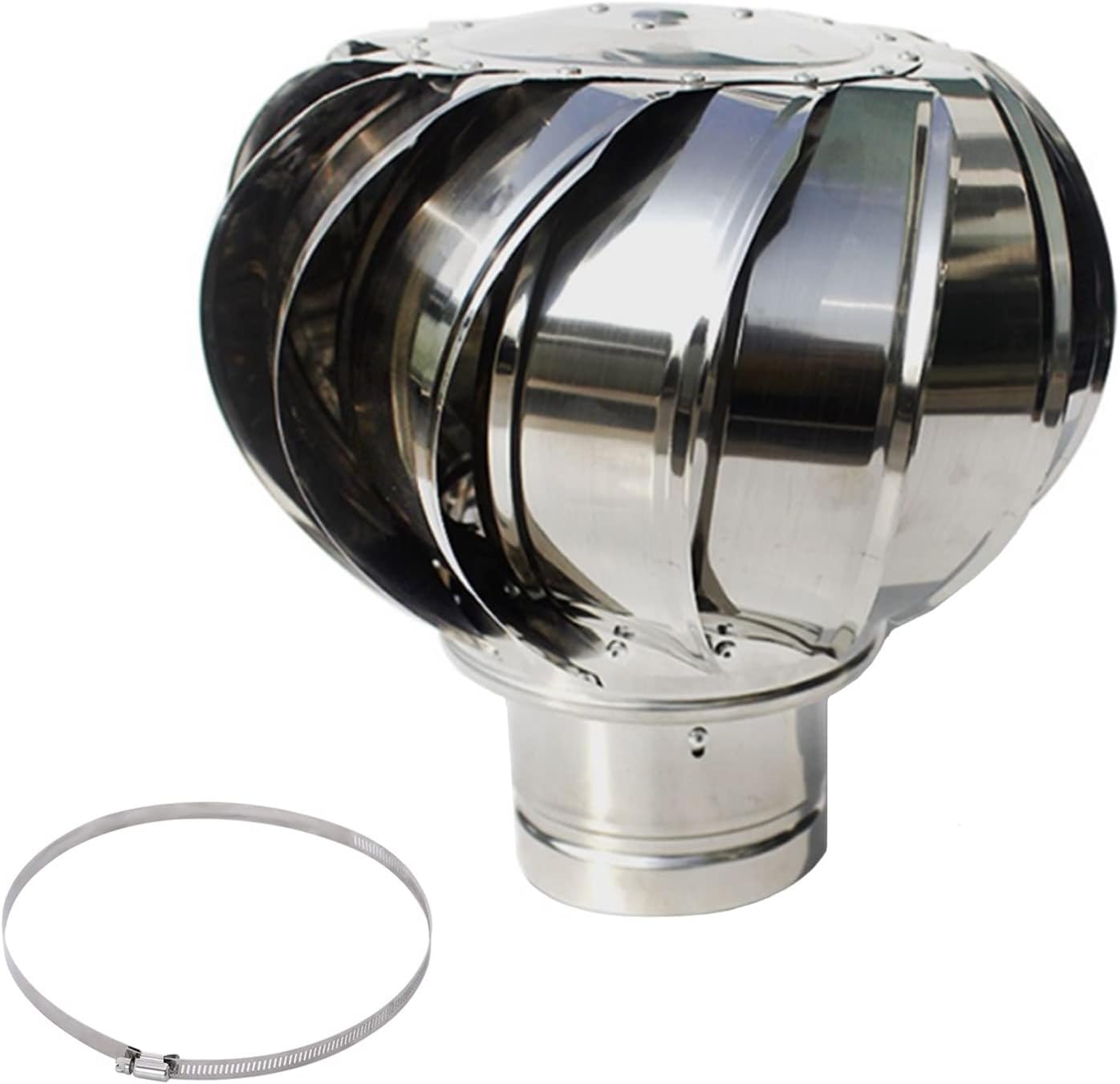 Amazon.com: DUYULIANG Rotating Roof Vents Roof Wind Turbines Cap Vent ...