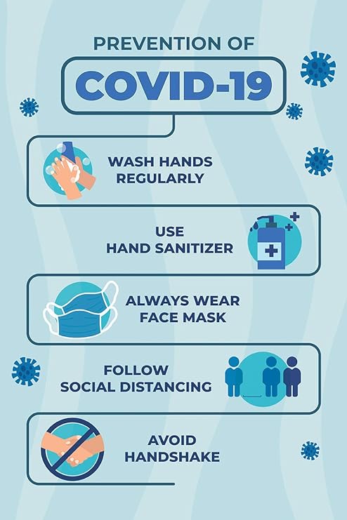 Yellow Alley? Coronavirus Posters for Decoration -Covid 19 Precautions ...