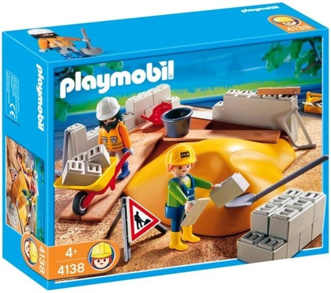 Playmobil Construction Compact Set (New Play Set), Small, Brand ...