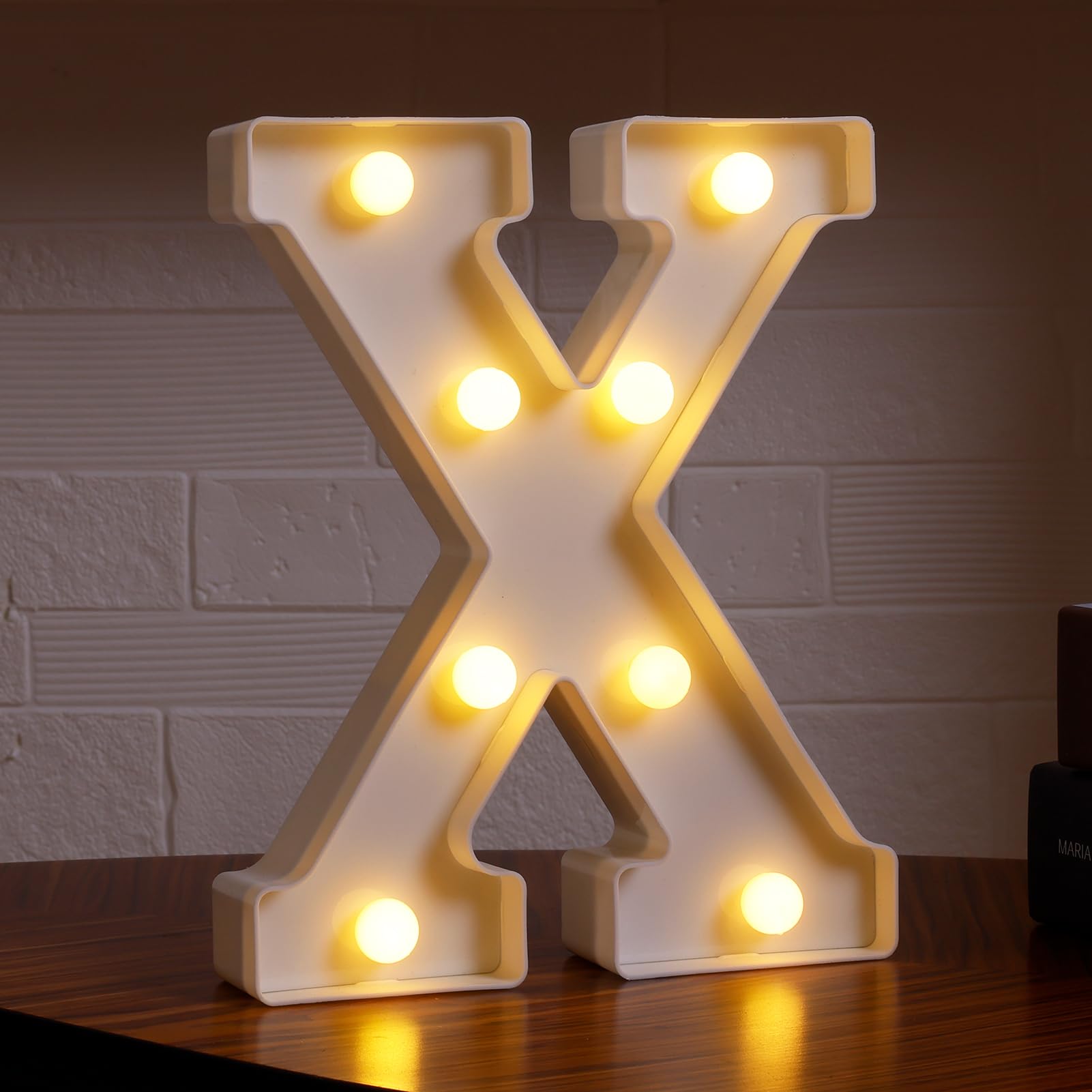 Amazon.com: Dyingswan Led Light Up Letters, 26 Alphabet Marquee Letter ...