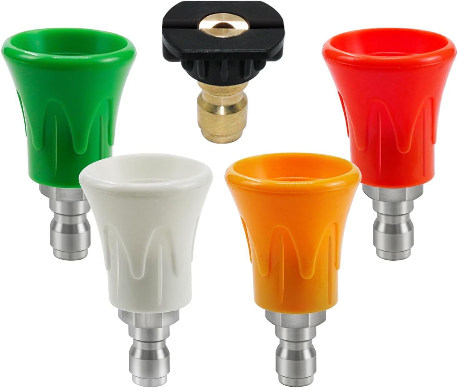 Amazon.com: janz Pressure Washer Spray Nozzle Tips with Protector ...