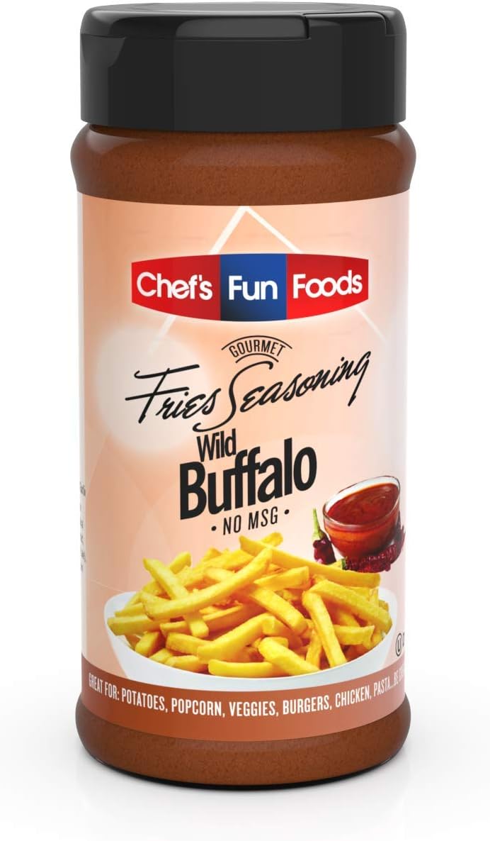 Amazon.com : Gourmet Fries Seasonings Bottle, Wild Buffalo, 8 Ounce ...