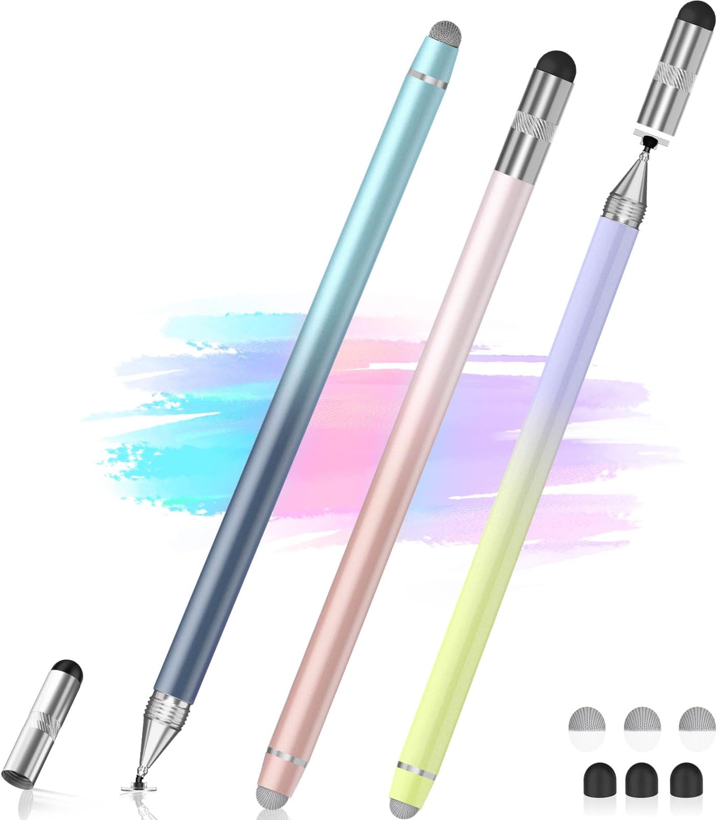 Amazon.com: Stylus Pens for Touch Screens(2 Pcs), High Sensitivity 2-in ...