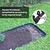 Amazon.com : Landscape Edging Kit 33ft No Dig Plastic Garden Edging ...