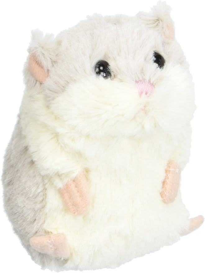 Amazon.com: Grey & White Plush Lil' Hamster by Ganz : Toys & Games