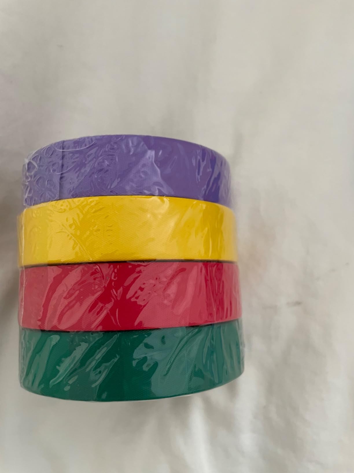 KIWIHUB 4 Assorted Colors Flagging Tape - Non-Adhesive Neon Marking ...