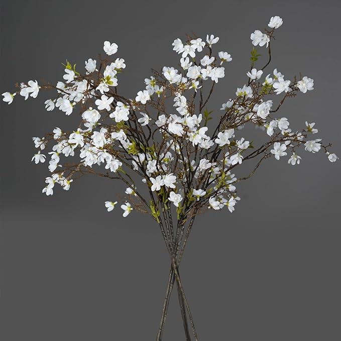 Amazon.com: Melorca&Guilla Cherry Blossom Branches,3PCS 35" Artificial ...