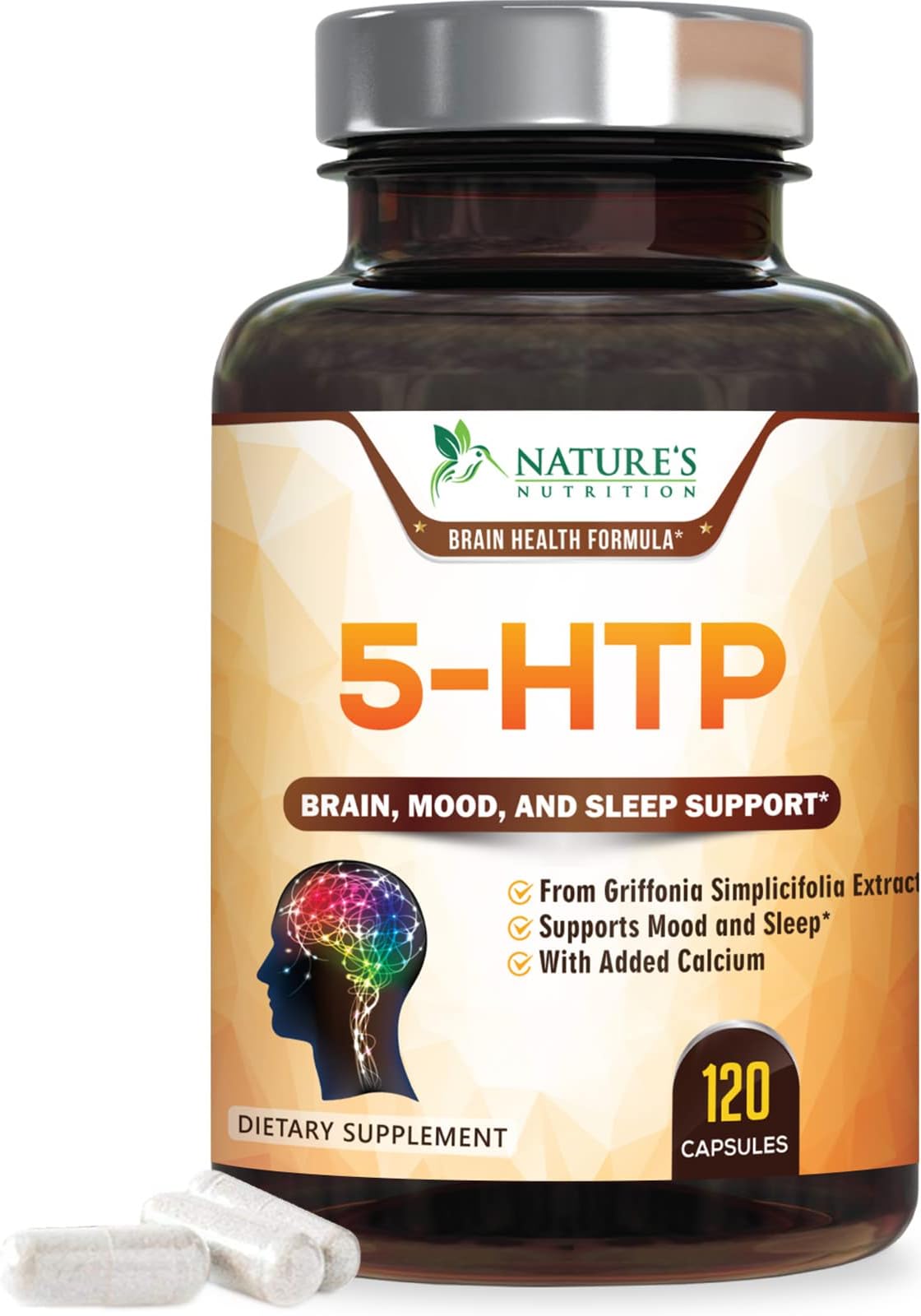 Amazon.com: Nutricost 5-HTP 200mg, 120 Vegetarian Capsules (5 ...
