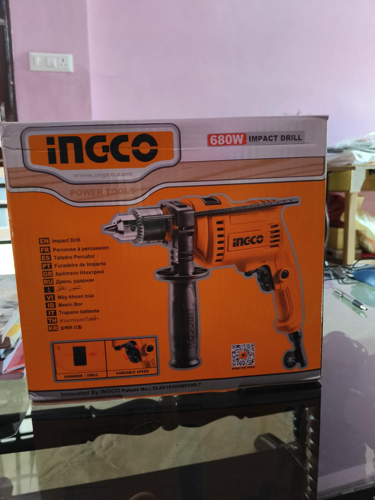 INGCO Impact Drill, 680W | 0-3000rpm | 13mm Power Hammer Drills ...
