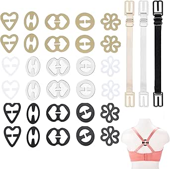 YAFIYGI Bra Strap Holders for Slipping 33Pcs Bra Strap Clips for Back ...