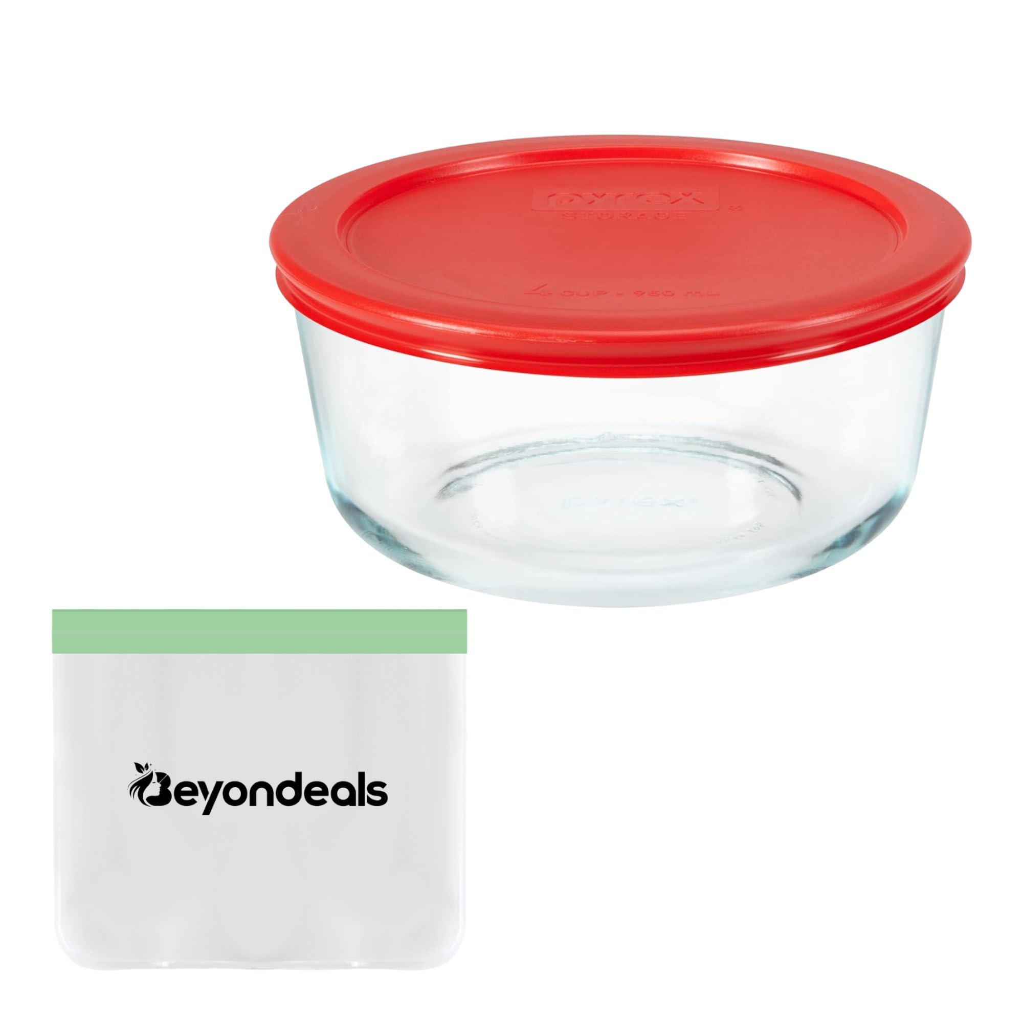 Amazon.com: Beyondeals Simply Store Glass Storage Containers with Lids ...
