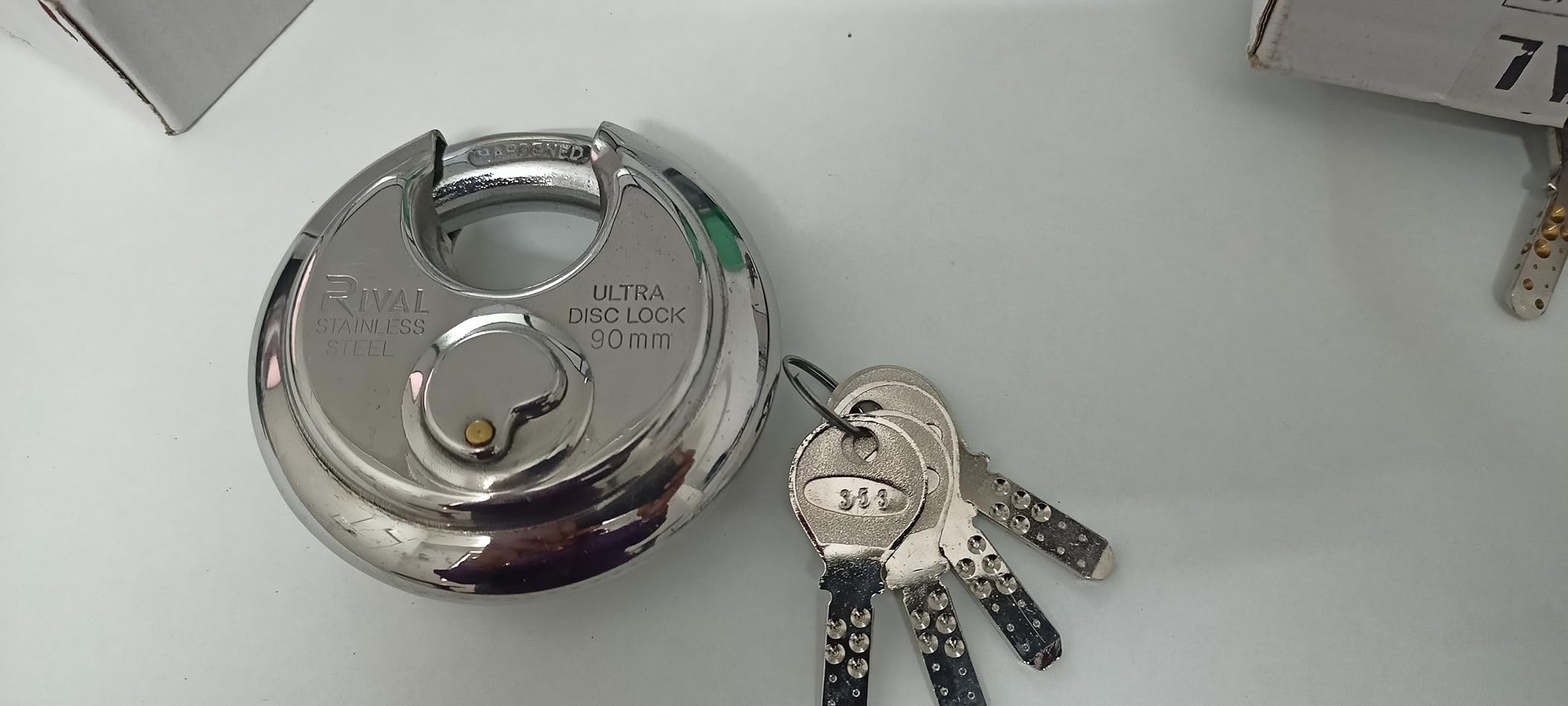 Rival Stainless Steel Lock 90 MM Shutter & Home, Door Lock Advance ...
