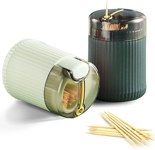Amazon.com: Loodion Automatic Toothpick Dispenser, Pop Up Toothpick ...