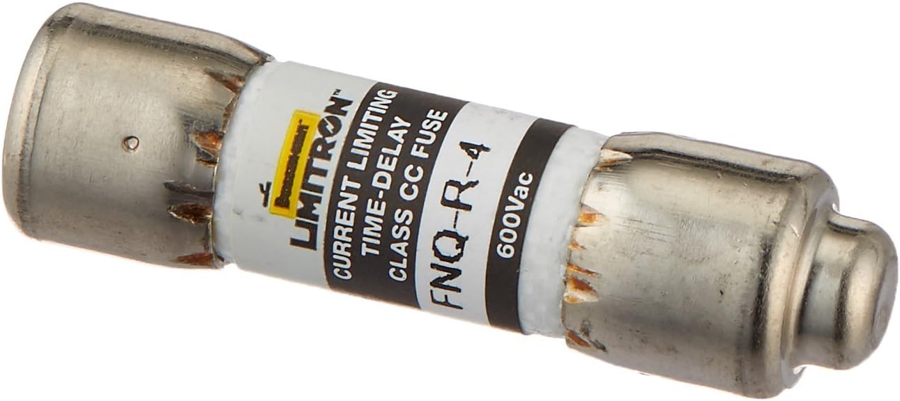 Cooper Bussmann FNQ-R-1/2 Limitron Class CC Time-Delay Fuse, 1/2-Amp ...
