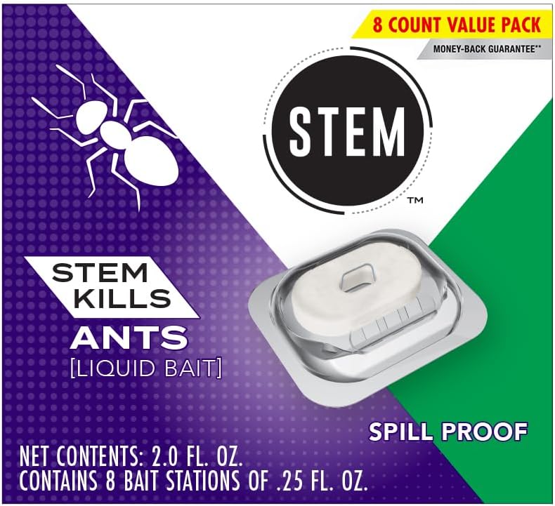 Amazon.com: STEM Liquid Ant Baits, Kills The Queen and Colony, for ...