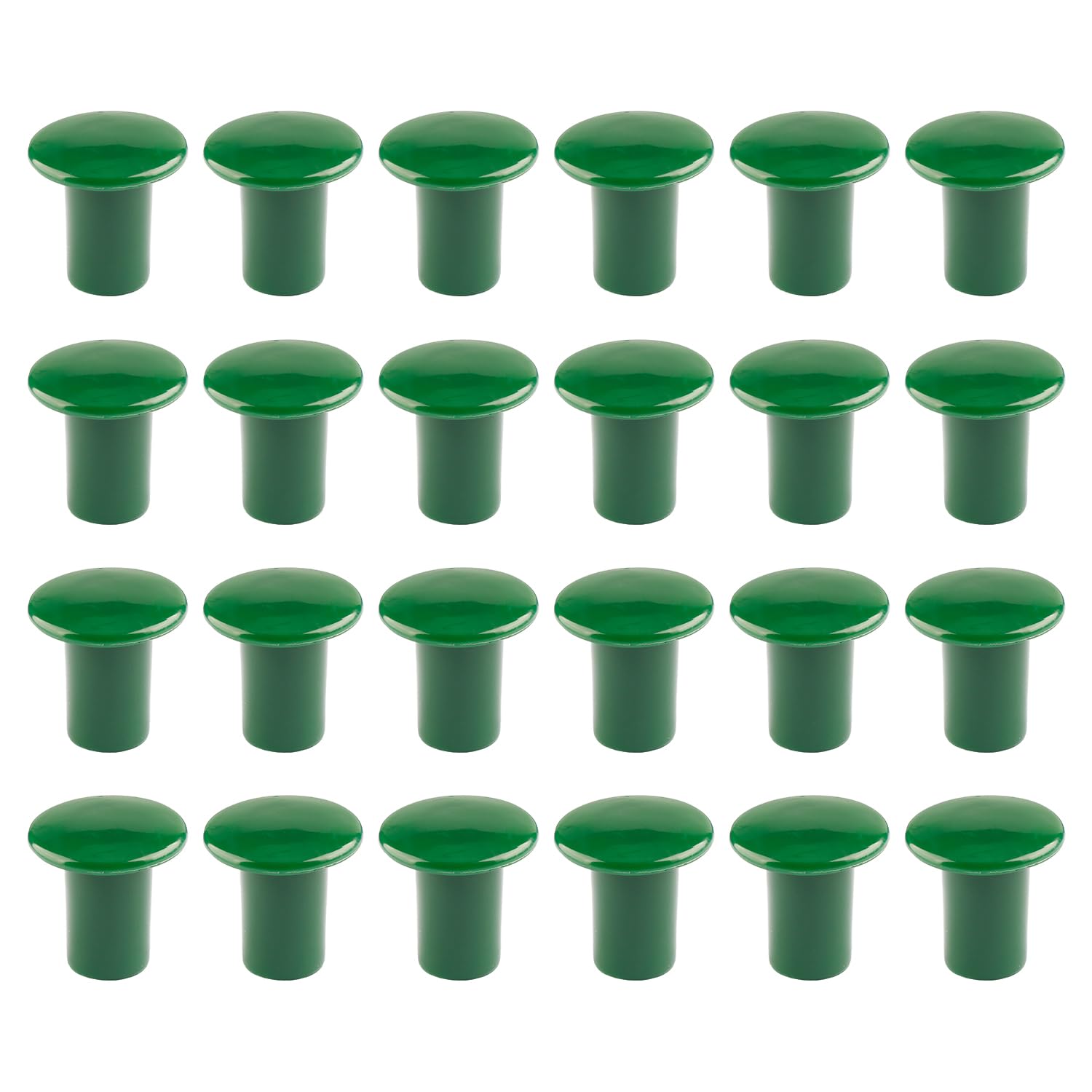 Tabanzhe Cane Toppers Caps-24PCS Garden Bamboo Caps Green Safety ...