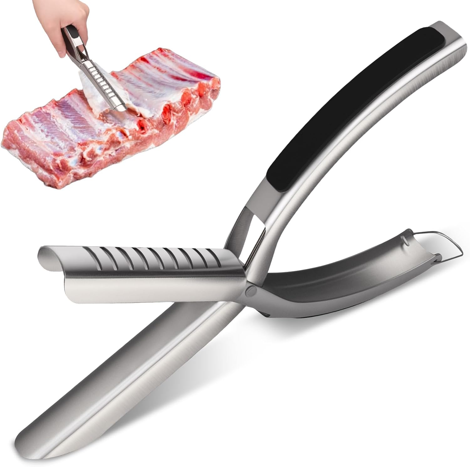 Amazon.com : FOWSRHRG Rib Prep Pro Tool, Stainless Steel Rib Membrane ...