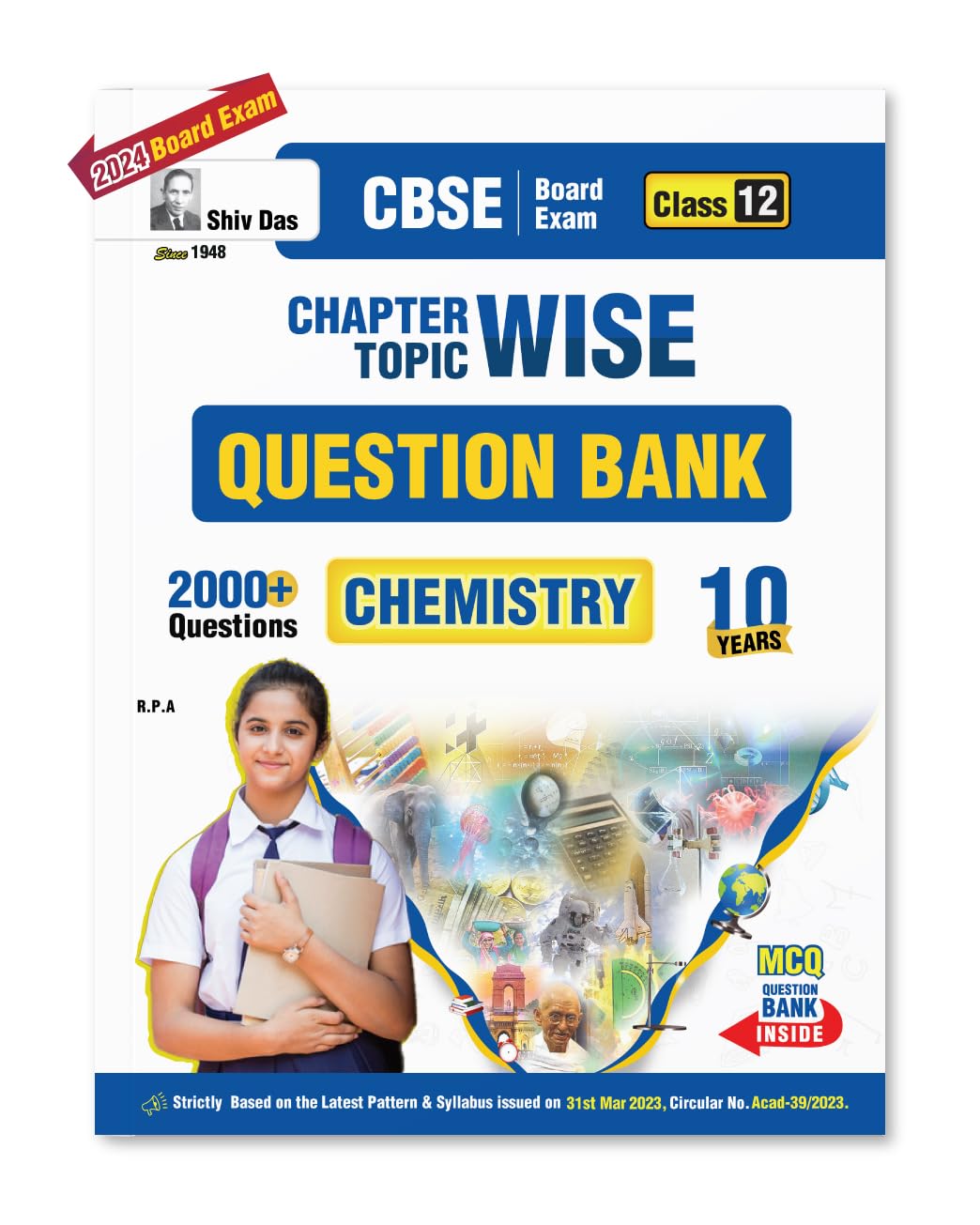 Buy CBSE Class 12 Chemistry Question Bank with MCQs and Sample Papers ...