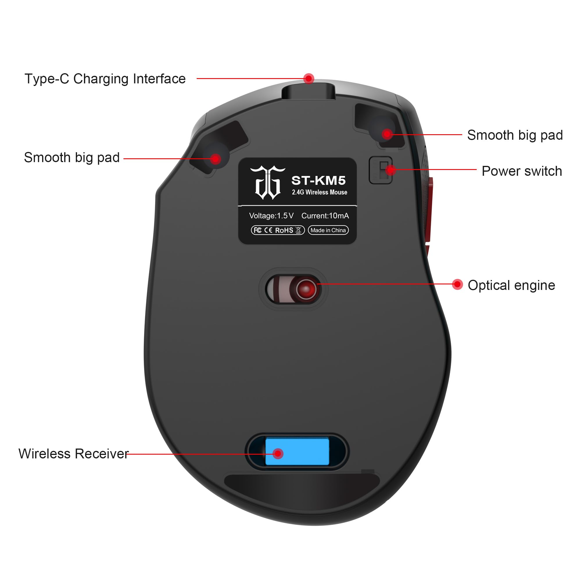 Snapklik.com : Snpurdiri 60% Wireless Gaming Keyboard And Mouse Combo