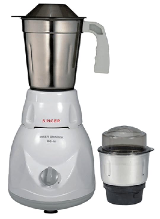 Buy Singer MG-46 450-Watt Mixer Grinder (White) Online at Low Prices in ...