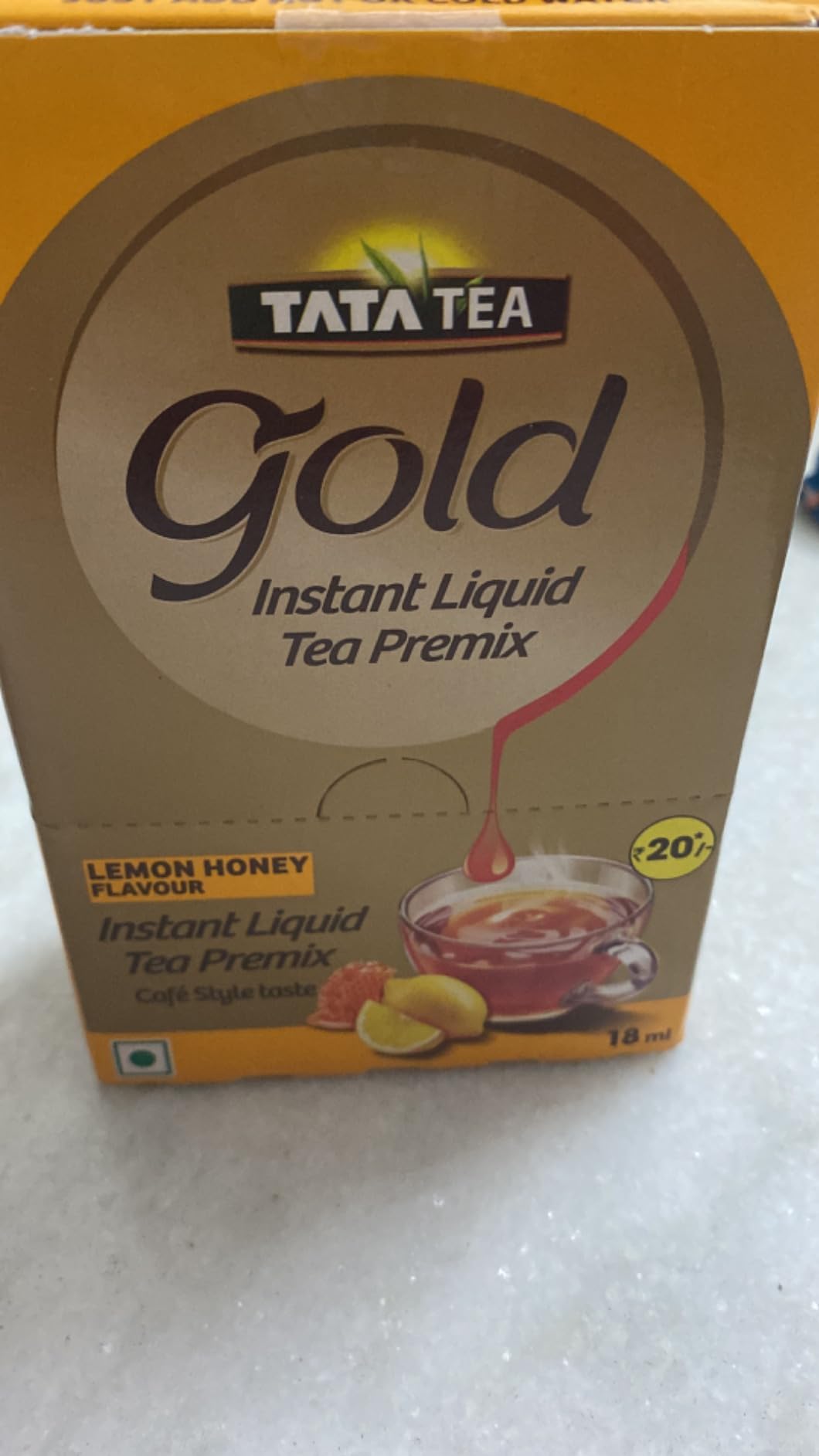 Tata Tea Gold Instant Liquid Ice Tea Premix, Lemon & Honey Flavour ...