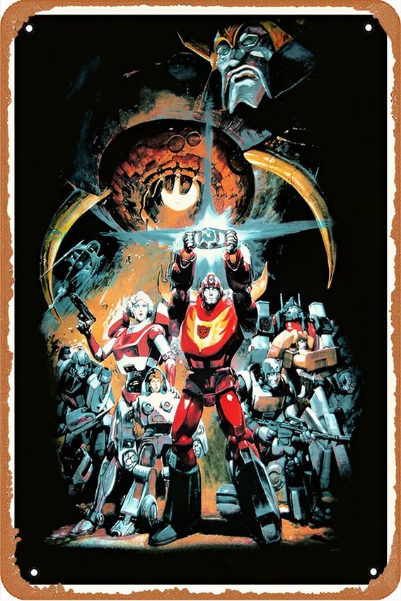 Amazon.com : Transformers Film Print Vintage Tin Signs Pub Cafe Farm ...