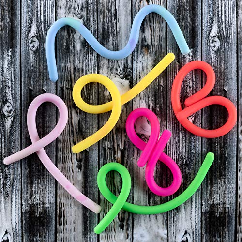 Snapklik.com : Stretchy Jelly String Noodles Thin Rubber Fidget Sensory ...
