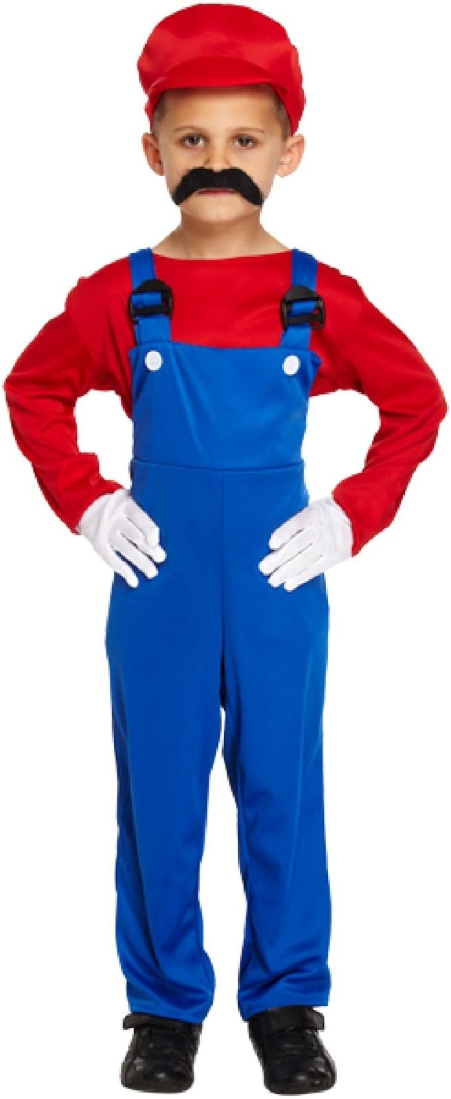 Super Workman Fancy Dress Costume, Red - Small (4-6) : Amazon.co.uk ...