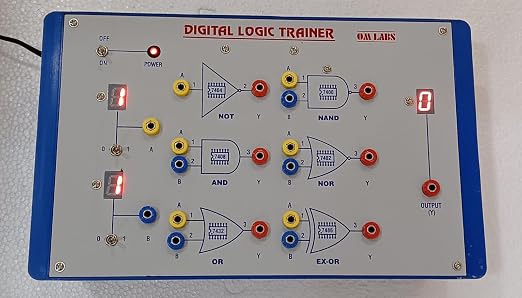 Logic Gate Digital (IC Trainer Kit) Brand OM Labs : Amazon.in ...