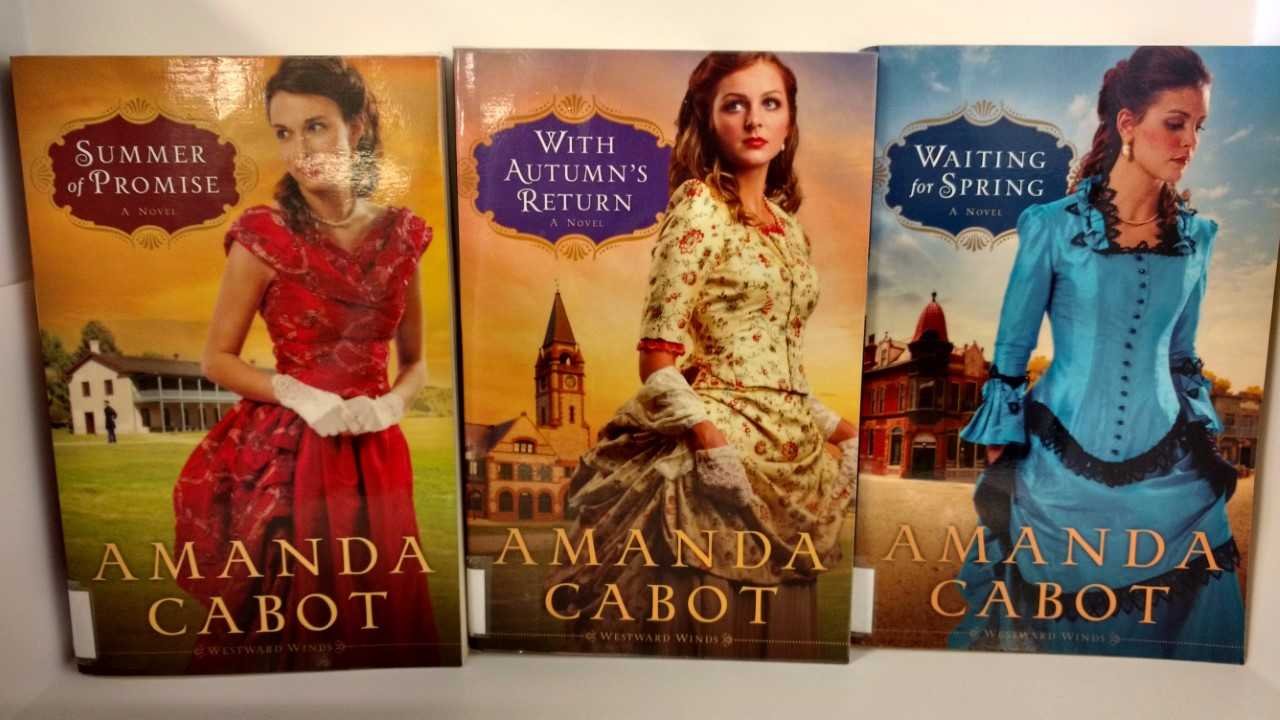 Westward Winds Trilogy (3 Vol Set): Amanda Cabot: Amazon.com: Books
