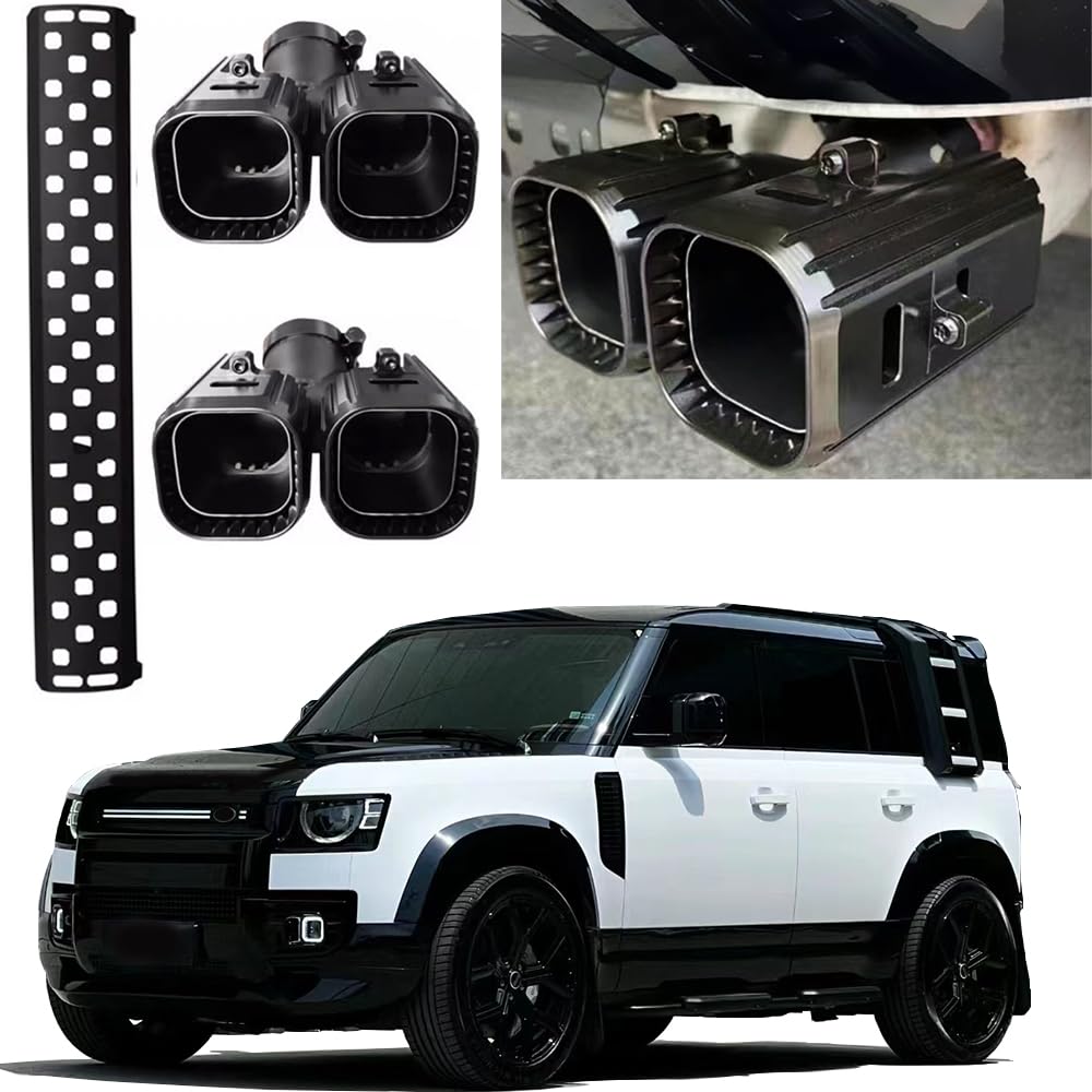 Amazon.com: 3pcs Khan Look Tail Pipe Throat Fit for 2020-2024 2025 Land ...