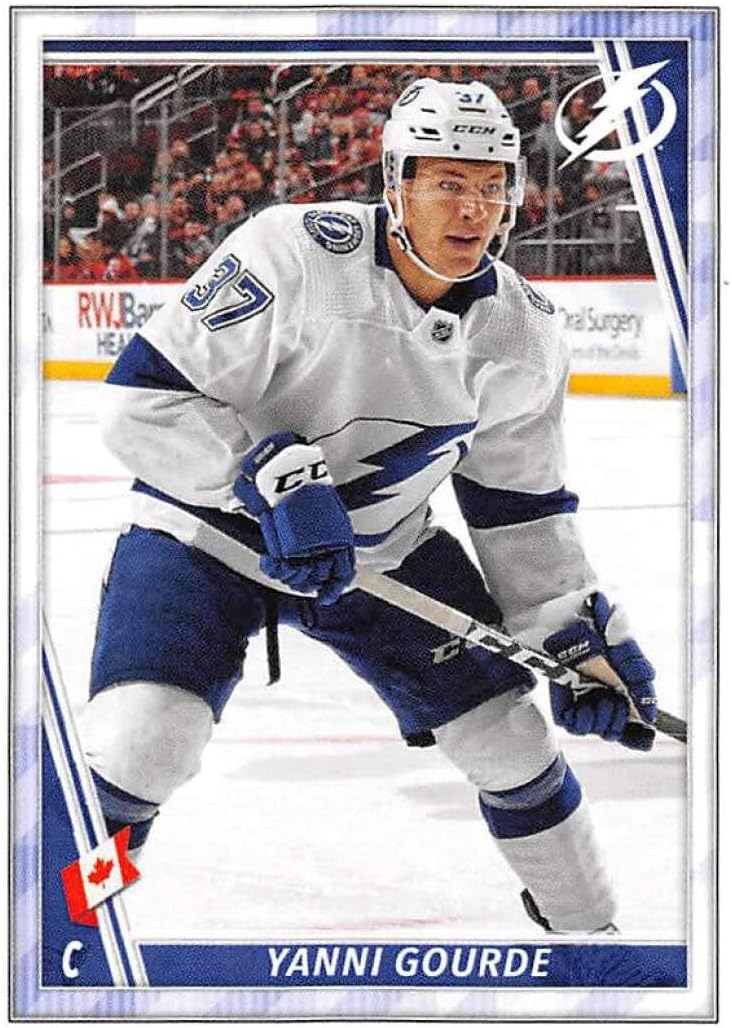 Amazon.com: 2020-21 Topps NHL Stickers #442 Yanni Gourde Tampa Bay ...