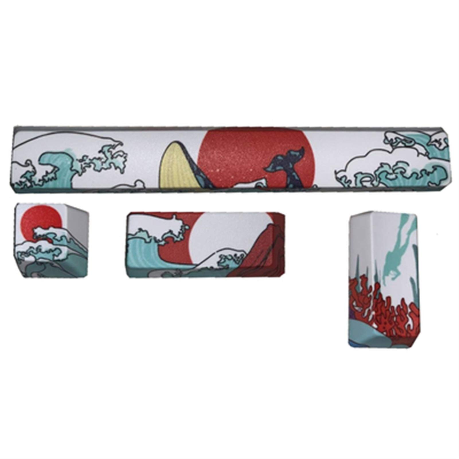 Buy Keycaps 108 Key Japanese Root Font Keycaps Dye Sublimation PBT OEM ...