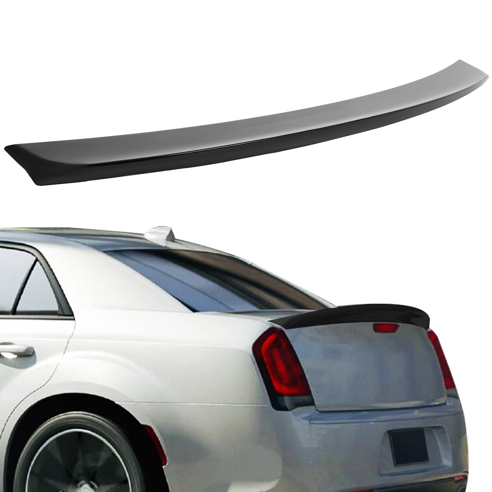 Amazon.com: SCITOO ABS Spoiler Wing Fits for 2005-2010 for Chrysler 300 ...