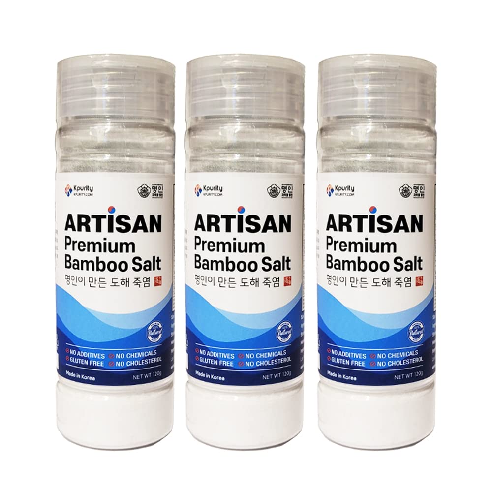 Amazon.com : Kpurity Artisan Premium Bamboo Salt (120g, 3 Pack)-Roasted ...