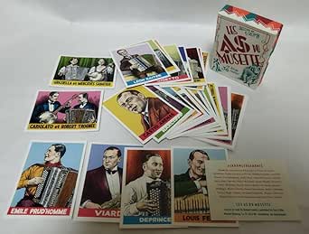 Amazon.co.jp: 貴重 ロバートクラム カード36枚セット 「 Robert CRUM Les As du Musette 」 輸入 ...