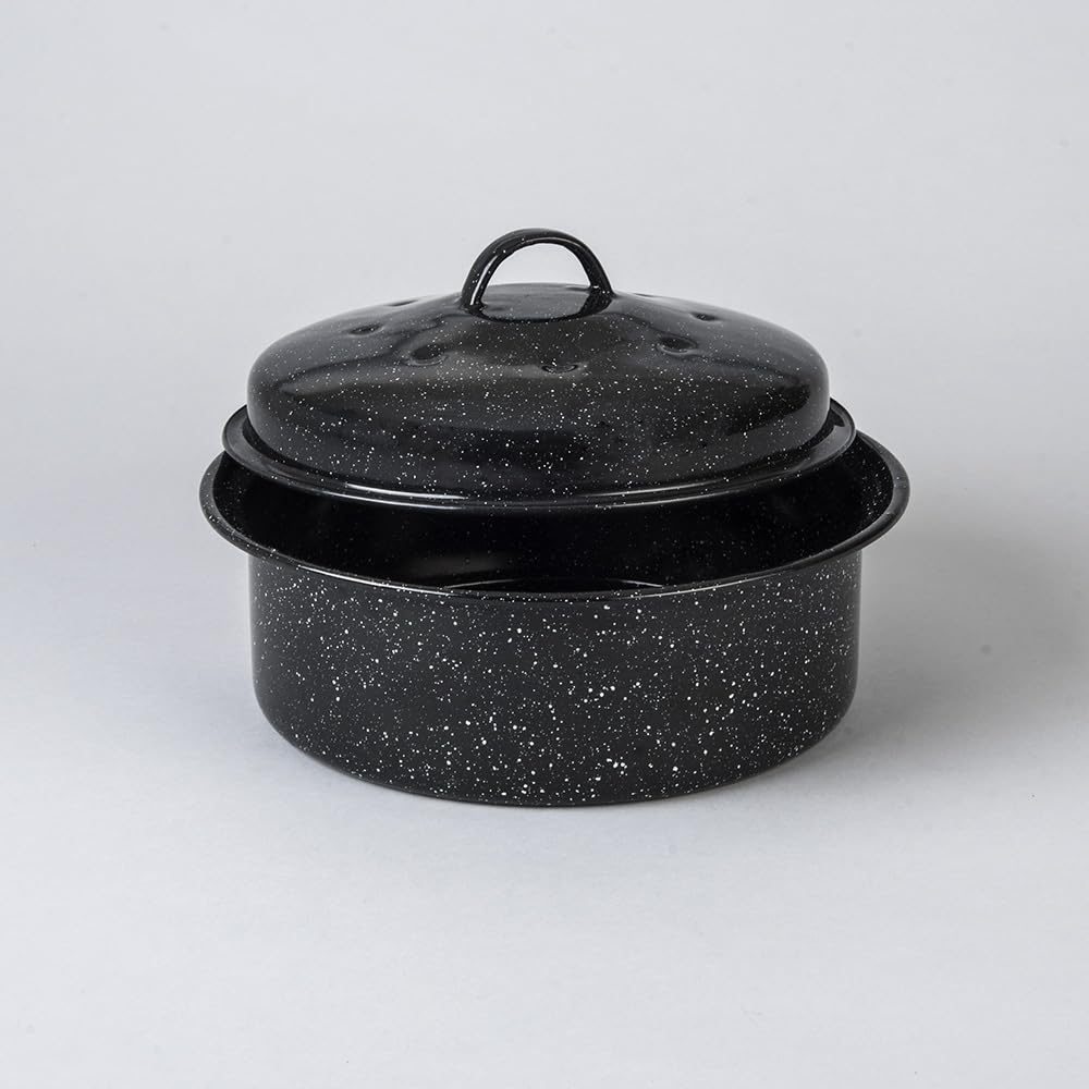 Snapklik.com : Covered Roasting Set - 13 Inch & 15 Inch Oval Roaster ...