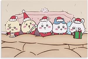 Amazon.com: Anime Chiikawa Poster Canvas Wall Art Posters For Room ...