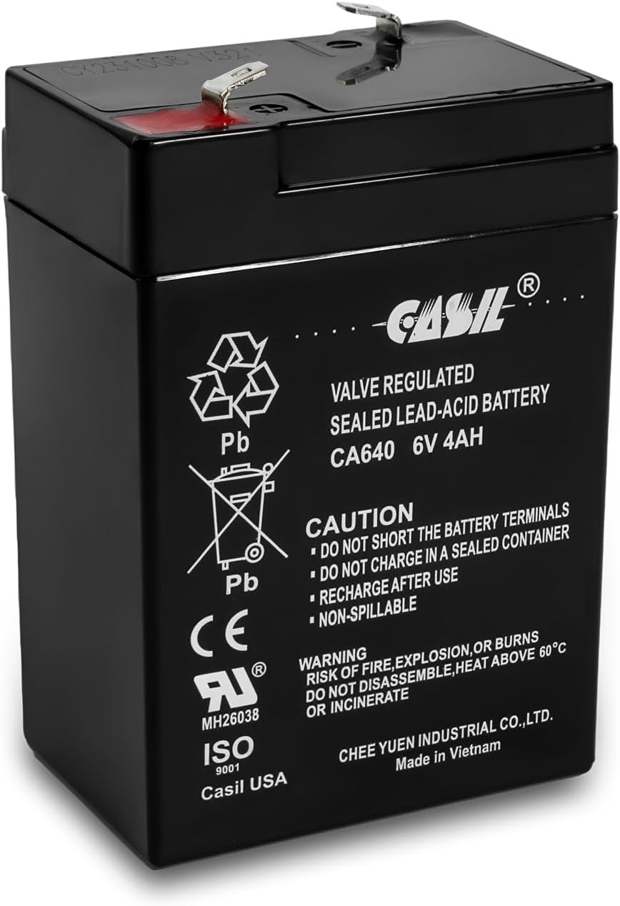 Amazon.com: AJC Battery Compatible with Long Way LW-3FM4 6V 4.5Ah ...